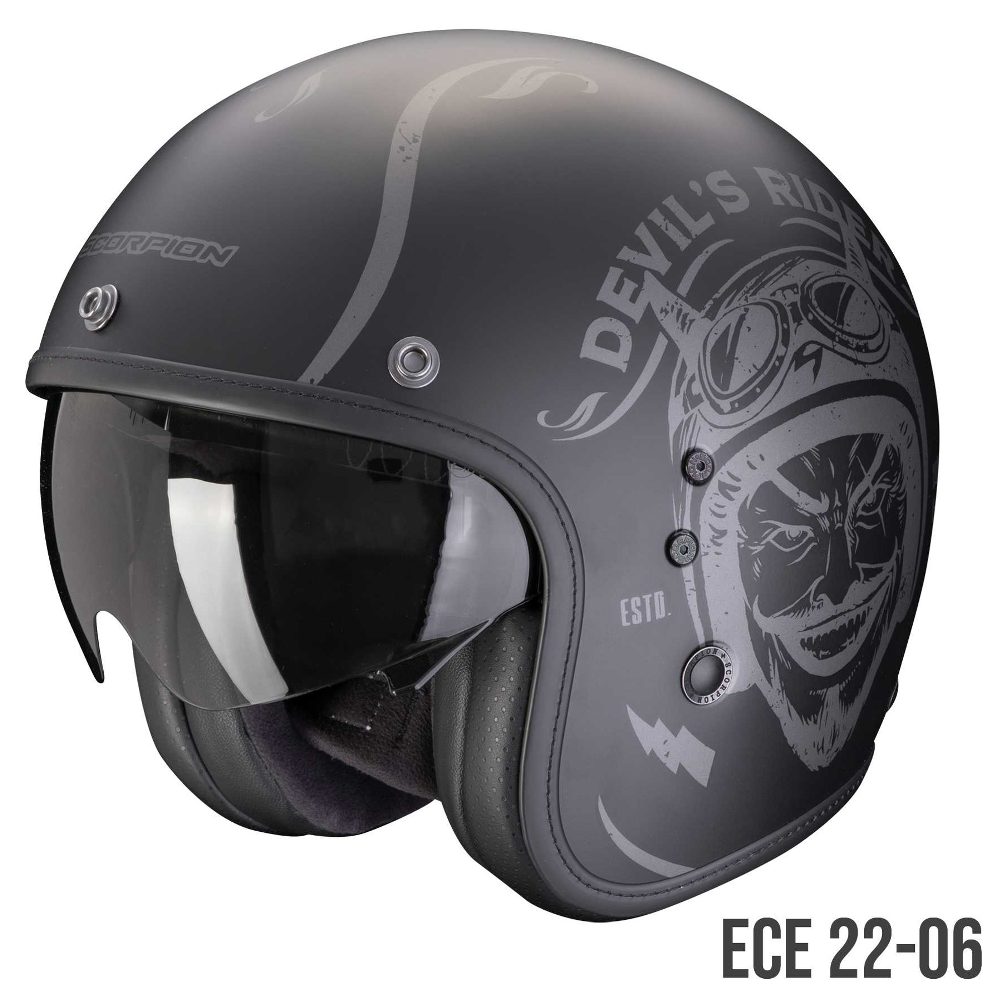 Scorpion BELFAST EVO ROMEO Jethelm - Motorkledingstore.nl